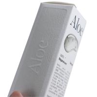 China Custom Full Color Embossed Cosmetic Box Eco Friendly White Cardboard Packaging for sale