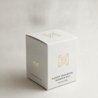 China Custom Gold Foil and UV Printing Cosmetics Packaging Boxes White Art Paper 190gsm for sale