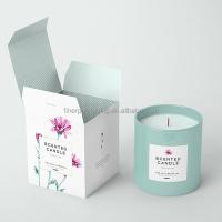 China Custom Design Logo Rigid Cardboard Luxury Gift Candle Box Packaging Box for sale
