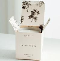 China Custom Design Logo Rigid Cardboard Luxury Gift Candle Box Packaging Box for sale