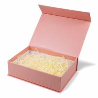 China Rigid Cardboard Book Shape Foldable Magnetic Box Packaging with Ribbon for Luxury Gift Products for sale