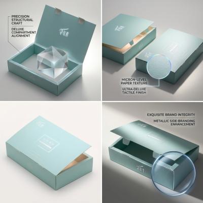 China Embossed Specialty Paper Luxury Makeup Cosmetic Packaging Box Custom Logo Printing for sale