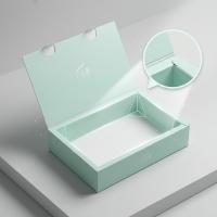 China Foldable Tuck End Cardboard Cosmetic Box Frosted Serum Dropper Bottle Packaging for sale