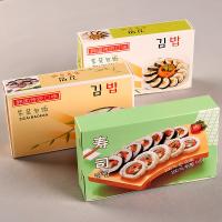 China CMYK Printing White Art Paper Sushi Packaging Box - 1000pcs MOQ with 7-10 Day Production for 10000 Units for sale
