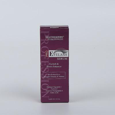 China Custom Offset Printing White Card Paper Eyelash Packaging Box 250gsm for sale
