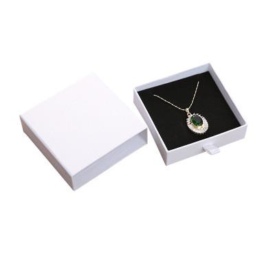 China Custom 1200gsm Paperboard Jewelry Packaging Box with Velvet Drawer for sale