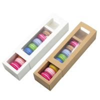 China Custom Sliding Drawer Cake Cookie Packaging Box Eco Friendly White Paper 1000pcs MOQ for sale