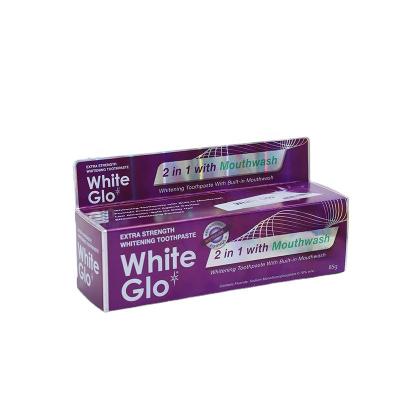 China Custom Printed Toothpaste Packaging Box 350gsm Ivory Paper Matte Lamination for sale