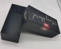 China UV Coated 1200G Grey Cardboard Gift Box With Lid And Bottom for sale