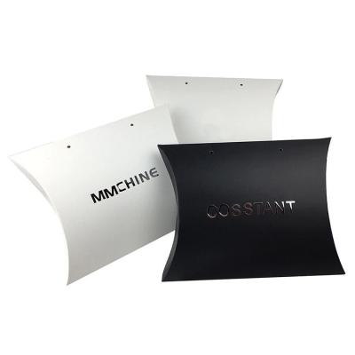 China ODM Matte Ivory Cardboard Underwear Packaging Box with Handle - 350gsm Art Paper, Custom Sizes, 500pcs MOQ for sale