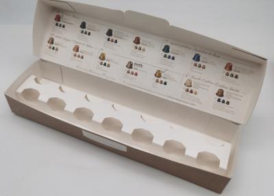 China Custom Logo Printed Coffee Capsule Packaging Box - 1000pcs MOQ with 7-Day Lead Time | CMYK & Pantone Colors for sale