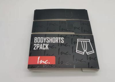China Custom UV Printing Men's Panties Packaging Box ISO9001 Approved 1000pcs MOQ for sale