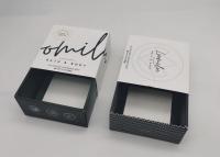 China Custom Slide Drawer Soap Packaging Box 300g White Card Paper Offset Printing for sale