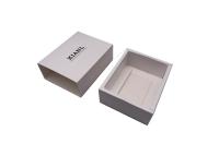 China Custom White Cardboard Drawer Cosmetic Boxes 300-350GSM for Mask Packaging with ISO9001 Certification for sale