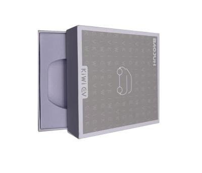 China Custom 1200g Gray Cardboard 157g Coated Paper Cosmetic Packaging Box for Gift for sale