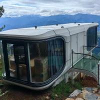 China Custom Prefabricated Capsule House with Steel Structure Frame - 2000 Units Annual Capacity & Personalized Size Options for sale
