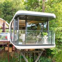 China Custom Prefabricated Capsule House with Steel Structure Frame - 2000 Units Annual Capacity & Personalized Size Options for sale