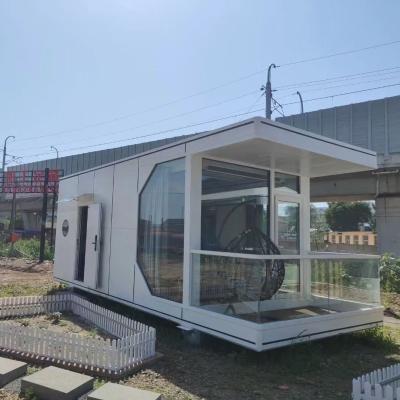 China Custom Modular Capsule Home Prefabricated Eco Mobile House with 2000 Units Annual Capacity and Steel Frame Structure for sale