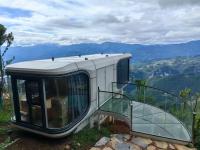 China Custom Modular Capsule Home Prefabricated Eco Mobile House with 2000 Units Annual Capacity and Steel Frame Structure for sale