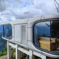 China Prefabricated Steel Structure Space Capsule Container House - 2000 Units/Year Capacity, Customizable Outdoor Modules for sale