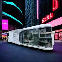 China Modular Capsule House with Steel Structure - Customizable Prefab Building 20-40 sqm Size Options for sale