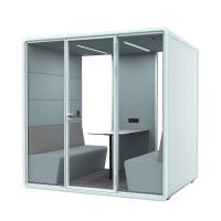 China K218 Modern Office Pod 200×180×233cm Soundproof Modular Booth with 30-35 dB Noise Reduction for sale