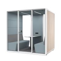 China K218 Modern Office Pod 200×180×233cm Soundproof Modular Booth with 30-35 dB Noise Reduction for sale