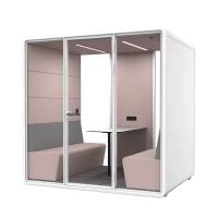 China K218 Modern Office Pod 200×180×233cm Soundproof Modular Booth with 30-35 dB Noise Reduction for sale