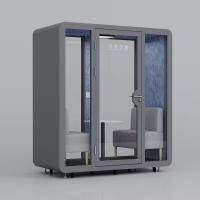 China Professional Two Person Sound Isolation Booth 200x120x233cm with 30-35dB Noise Reduction and 5-Year Warranty for sale