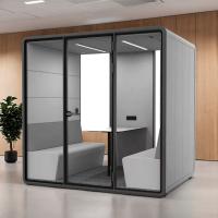 China K212 Medium Soundproof Workspace Pod - 200cm Office Booth with 30-35dB Noise Reduction and 60×40cm Work Surface for sale