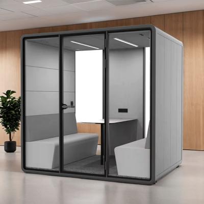 China K212 Medium Soundproof Workspace Pod - 200cm Office Booth with 30-35dB Noise Reduction and 60×40cm Work Surface for sale