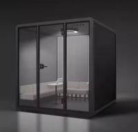 China K212 Medium Soundproof Workspace Pod - 200cm Office Booth with 30-35dB Noise Reduction and 60×40cm Work Surface for sale