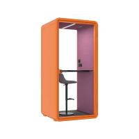 China K105 Soundproof Phone Booth 105x100x233cm with 15 dB External Sound Insulation for Home Office for sale