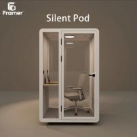 China K140 Single Person Office Pod 140×120×233cm with 30-35dB Sound Insulation and LED Lighting for sale