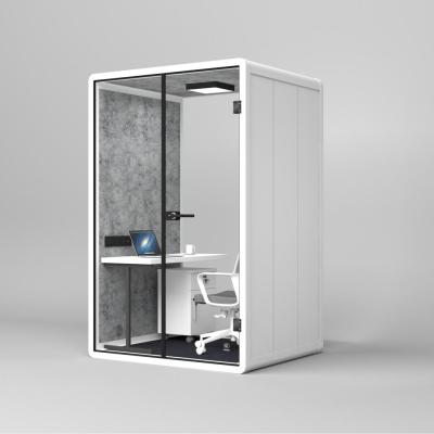 China FR-M Single Person Acoustic Sound Booth 2288mm Height with 7-9 Air Exchanges Heat Dissipation System for Office and School for sale