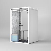 China Solo Office Sound Booth 35dB Soundproof Pod with 4500K Lighting - D1250×W1488×H2288mm Dimensions for sale
