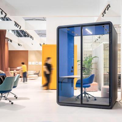 China Modular Soundproof Study Pod Acoustic Library Booth with 5-Year Warranty and 0.5-4 Hour Assembly for sale