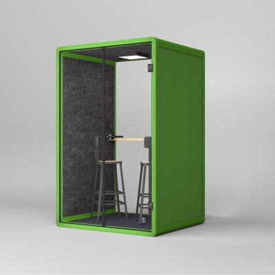 China FRAMER FR-M Two Person Soundproof Pod 1250x1488x2288mm with Emergency Hammer and Privacy Glass for sale