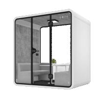 China High Sealing 4-Person Acoustic Phone Booth 1610x2188x2288mm with 35dB Sound Insulation for sale