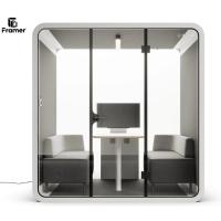 China Fully Enclosed Acoustic Office Pod Model K230 - 2.3m x 2.3m Soundproof Workspace for 6 People for sale