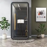 China Movable Sound Proof Recording Booth with 30-35 dB Internal Insulation and LED Lighting for Professional Audio Applications for sale