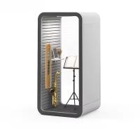 China Movable Sound Proof Recording Booth with 30-35 dB Internal Insulation and LED Lighting for Professional Audio Applications for sale
