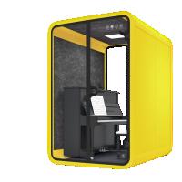 China Quick Disassembly Sound Proof Studio Booth 1910x1488x2288mm with 35dB Insulation and USB Charging for sale