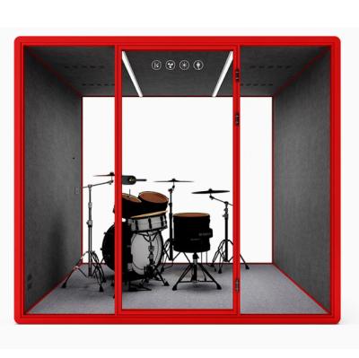 China FRAMER Soundproof Recording Booth with 35dB Noise Reduction, Aluminum Alloy Frame & USB Charging for Professional Audio Production for sale