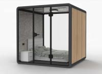 China Silent Booth Black Nap Capsules with 35dB Sound Insulation and Aluminum Alloy Frame for Corporate Offices for sale