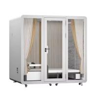 China Soundproof Sleeping Pod 35dB Silent Nap Pod with Aluminum Alloy Frame for Office and Commercial Use for sale