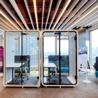 China Modular Indoor Office Pod Extendable Portable Work Booth White for sale