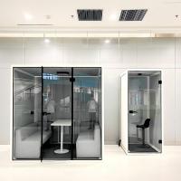 China Assembled Modern Office Pod Soundproof Booth White 1610x2188x2288mm Aluminum Alloy for sale