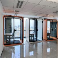 China FRAMER FC-M Acoustic Office Pod 2-Person Soundproof Booth Aluminum Alloy 1250x1488x2288mm for sale