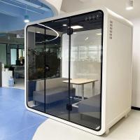 China Customized 4 Person Acoustic Office Pod Phone Booth Aluminum Alloy Frame 1610x2188x2288mm for sale